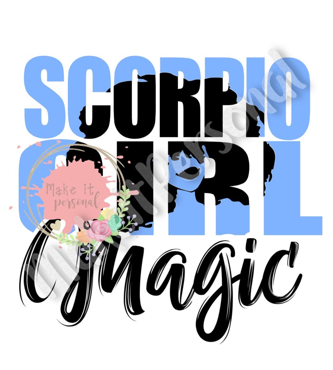 Scorpio Girl Magic SVG - Etsy