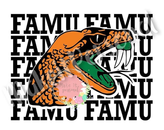 FAMU SVG HBCU Svg Rattlers Svg - Etsy