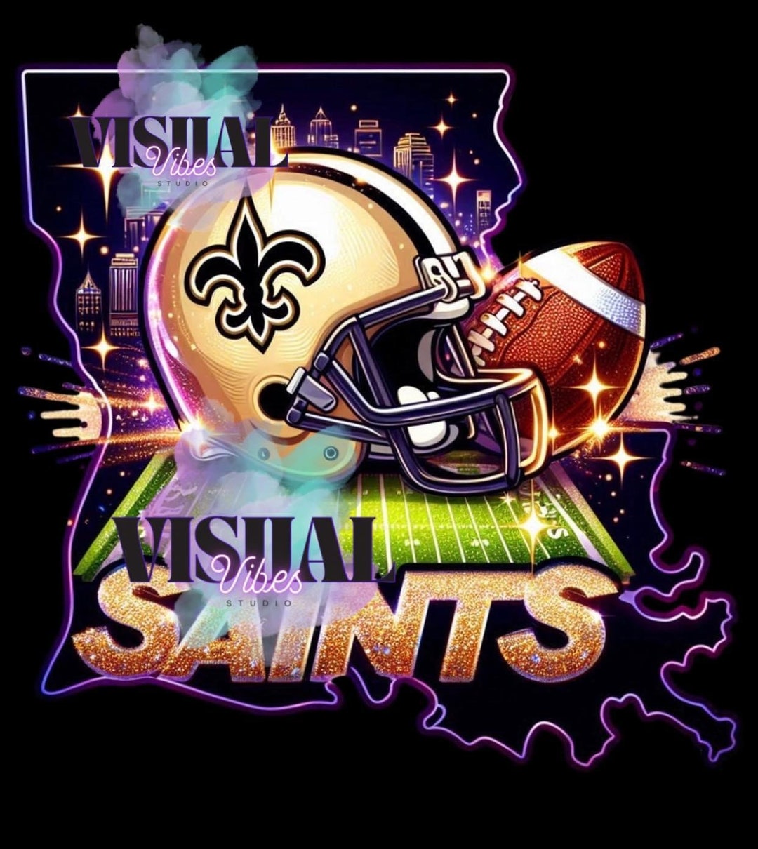 Saints Sublimation PNG, Louisiana PNG - Etsy