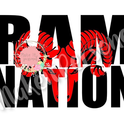 Ram Mascot SVG Raceland Ram Mascot Sports Digital Cut File - Etsy Singapore