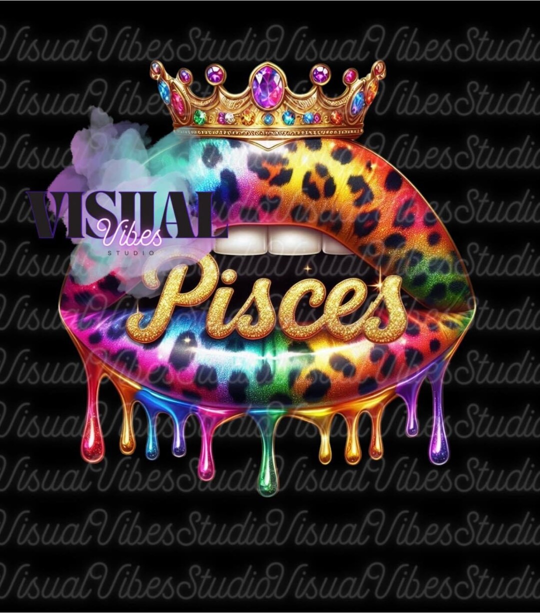 Pisces Lips PNG: Zodiac Sublimation Image (digital Download) - Etsy