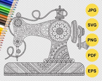 Sewing Machine Svg | Etsy