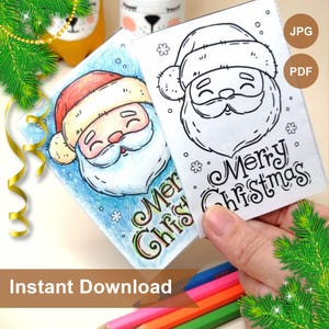 Tiny Mini Colouring Book | Printable Christmas Coloring Book | Digital ...