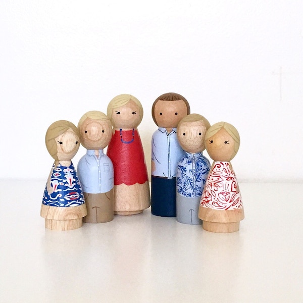 Peg People - Etsy
