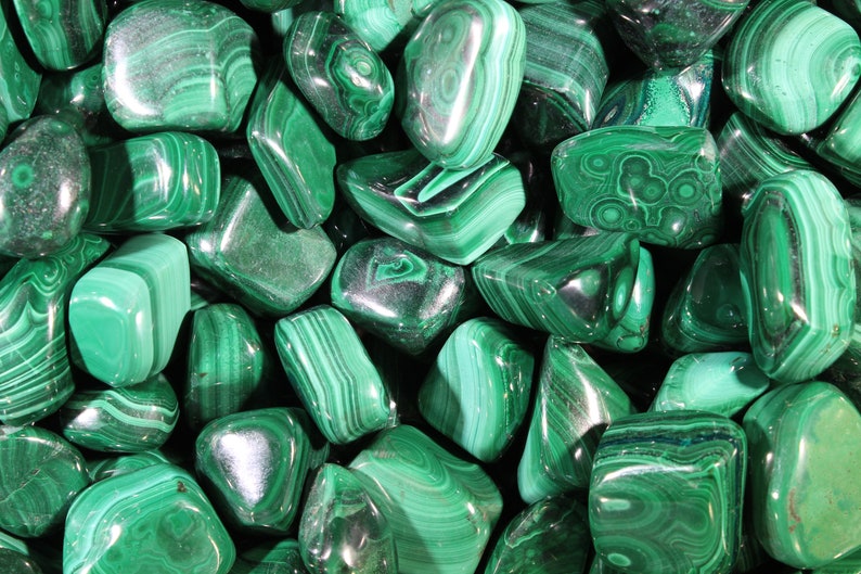 Malachite Tumbled Stones-malachite Stone-tumbled Malachite-bulk ...