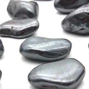 Hematite Stone - A Grade Magnetic Tumbled Hematite-polished Hematite ...
