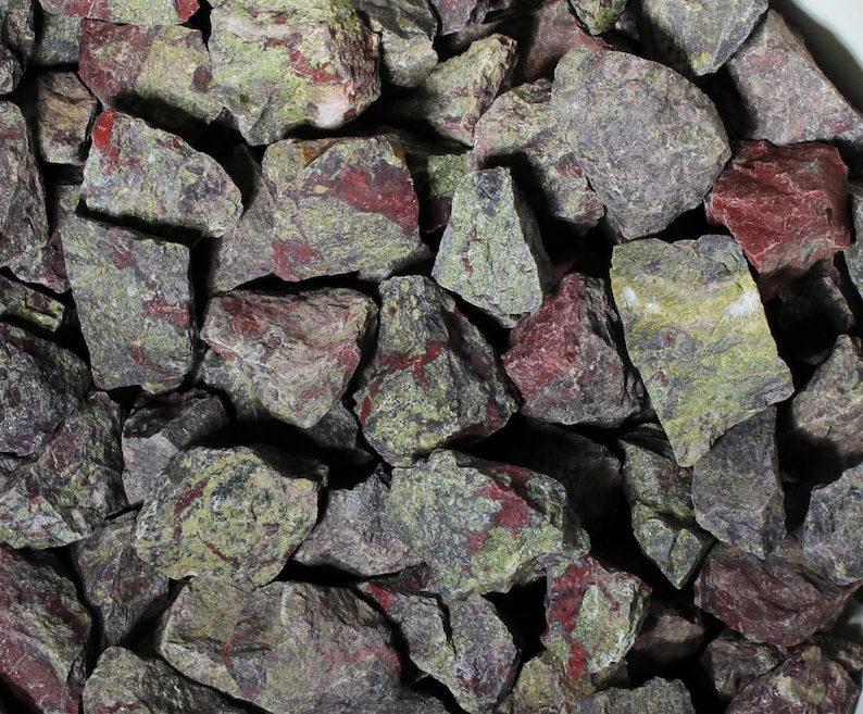 Dragon Blood Jasper | Tumbling Rough Rocks From South Africa | Raw Bulk ...