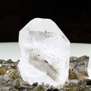 Clear Quartz Standing Point Standing Clear Crystal Rough Crystal Point ...