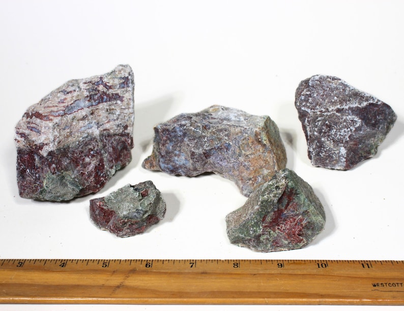 Red Lightning Agate | 2.5" - 3.5" Size | Rough Rocks From Mexico | Raw ...