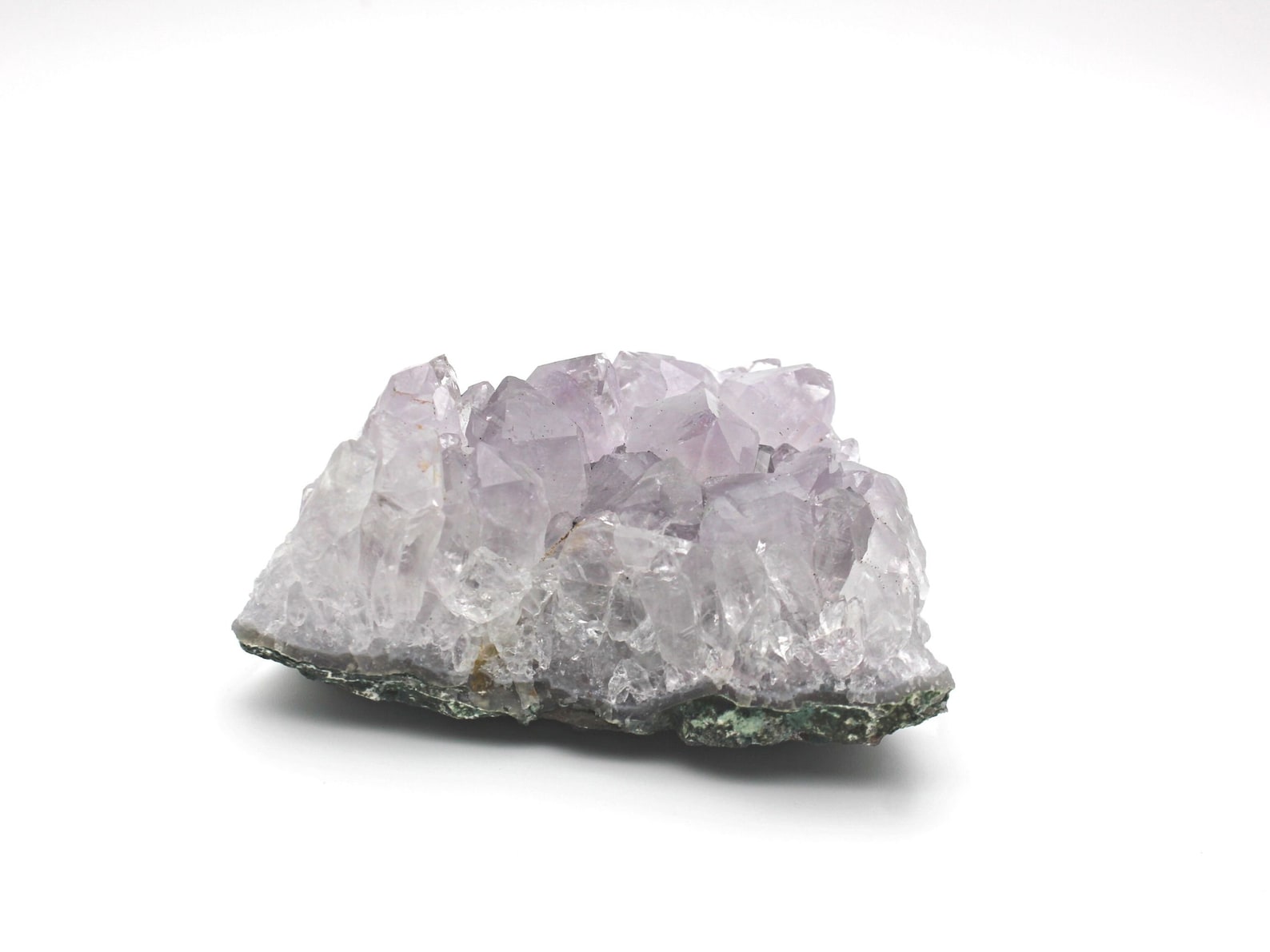 Light Pastel Purple Amethyst Crystal Clusters | Champagne White Color ...
