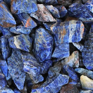 Sodalite "granite" Rough Rocks | Tumbling Raw Crystals From South ...