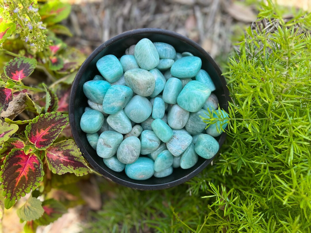 Amazonite Tumbled Gemstone | Extra Quality Grade | Amazonite Wholesale ...
