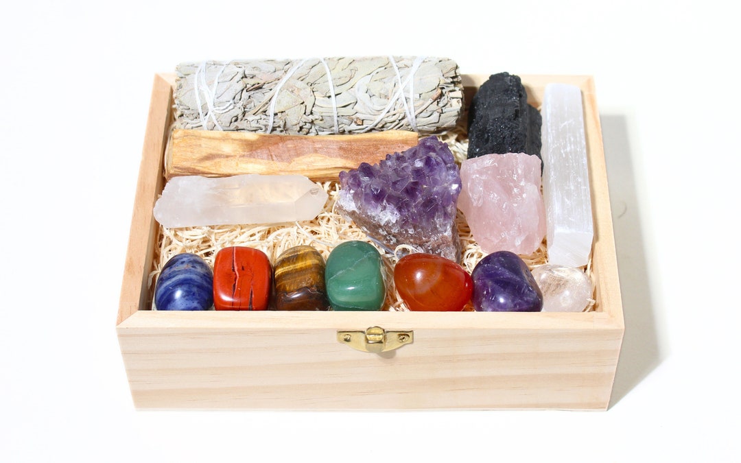 Deluxe Chakra Crystal Set | Cleansing | Grounding | Amplify | Beginner ...