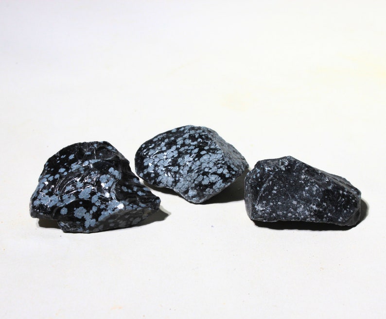 Snowflake Obsidian Raw Natural Stones, Raw Snowflake Obsidian Crystals ...