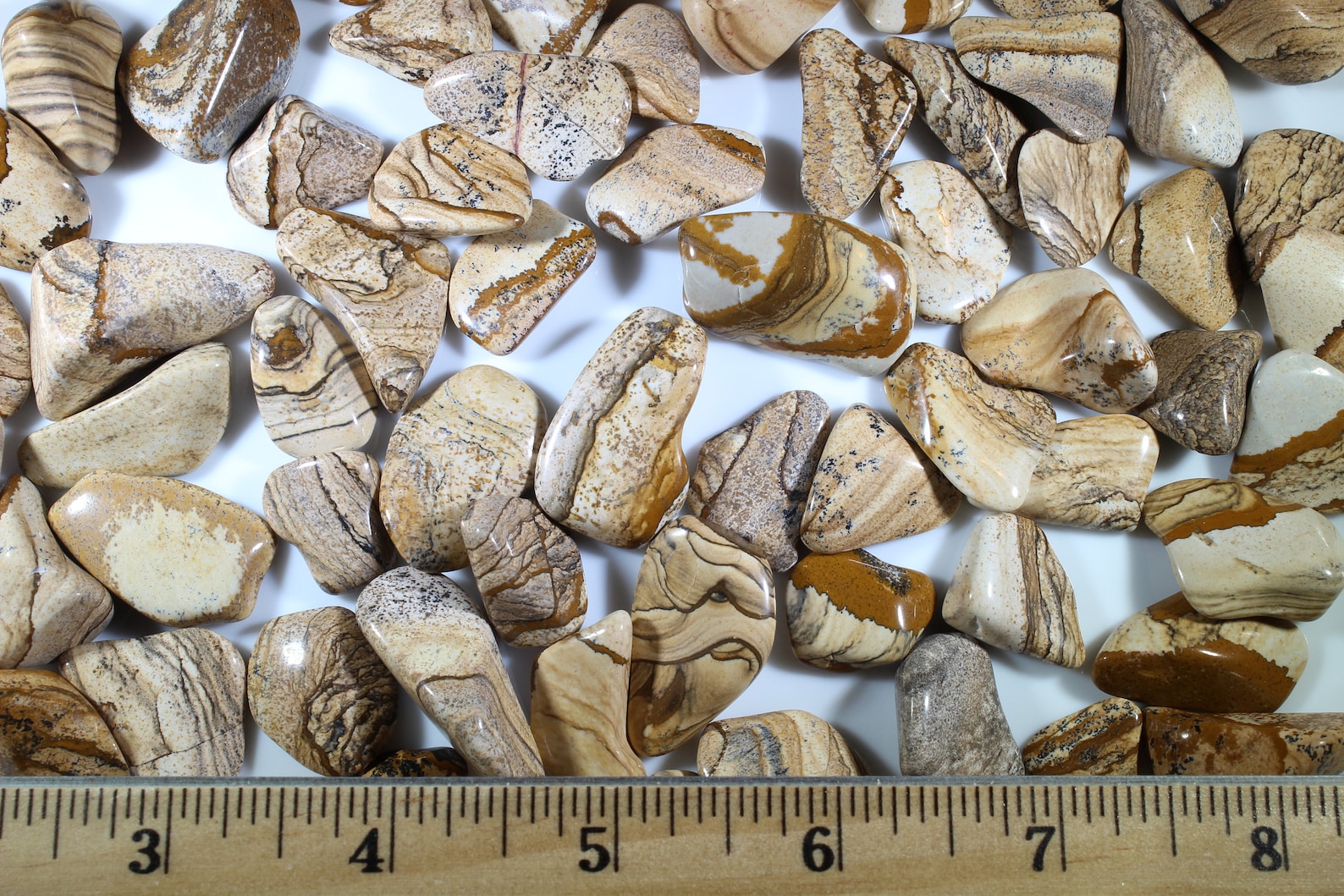 Picture Jasper Tumbled Gemstones-jasper Tumbled Stones-tumbled Stones ...