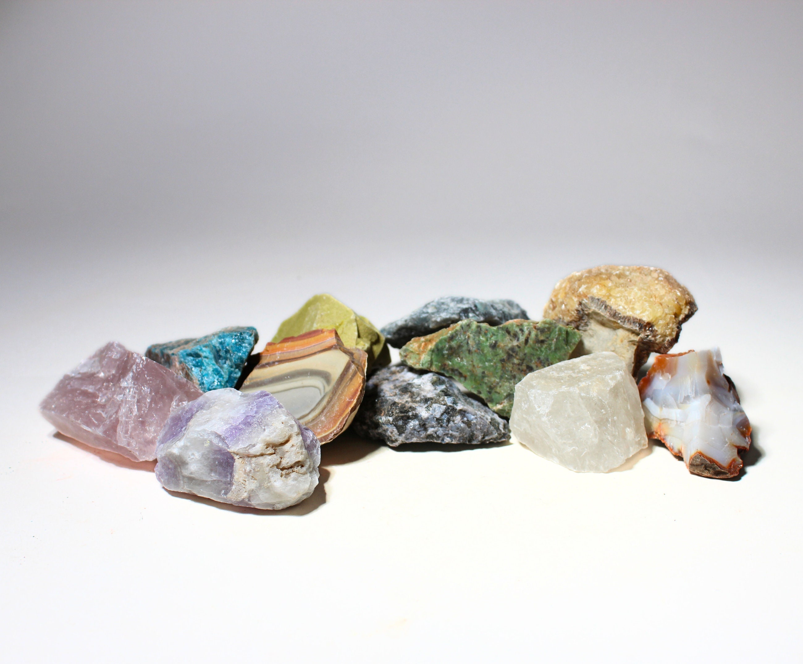 Madagascar Mix Large Rough Rocks for Tumbling-size 2" - 3"- Bulk 1 LB ...