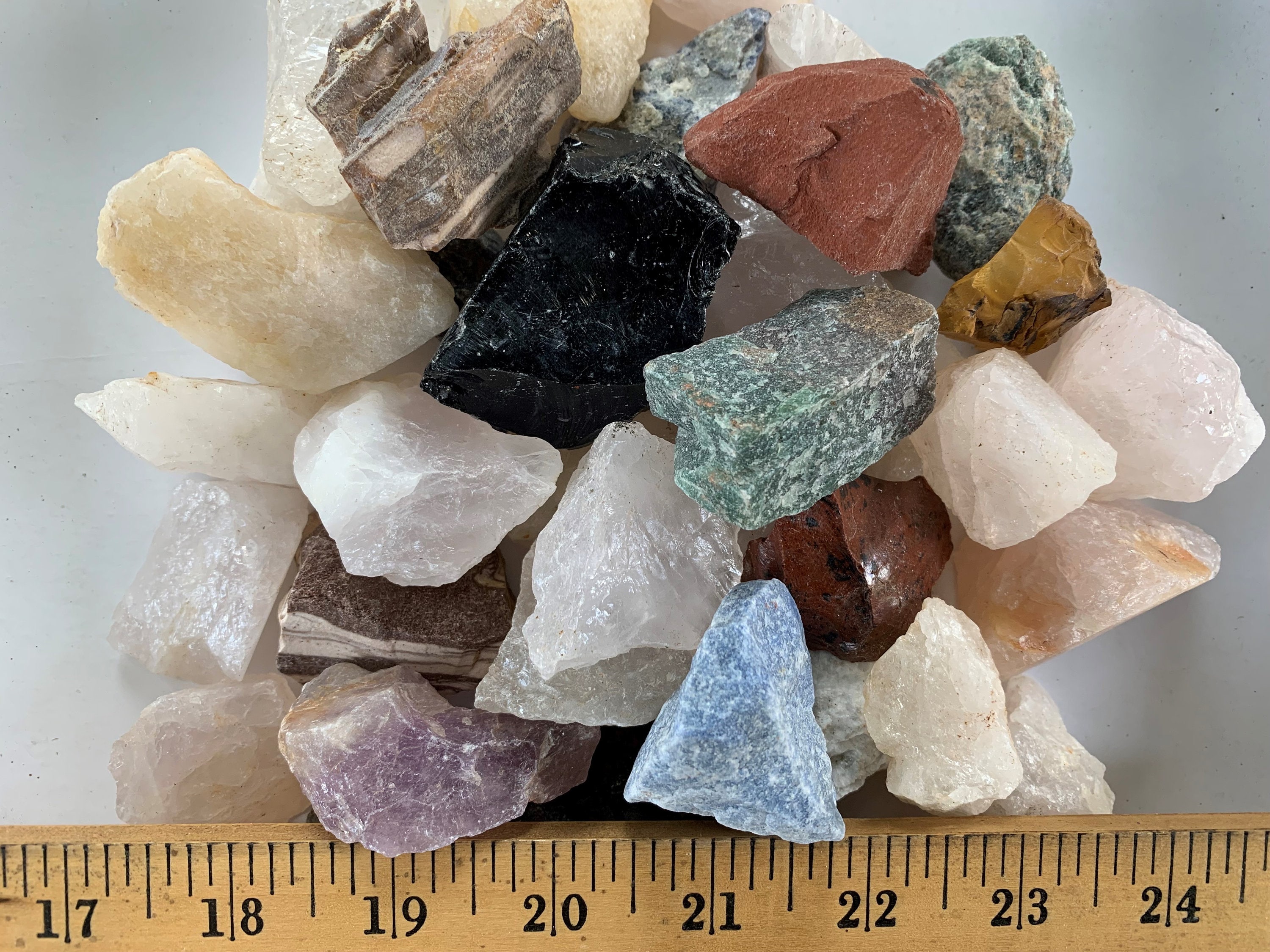 Rough Brazil Mix for Rock Tumbling-bulk Crystals-wholesale - Etsy