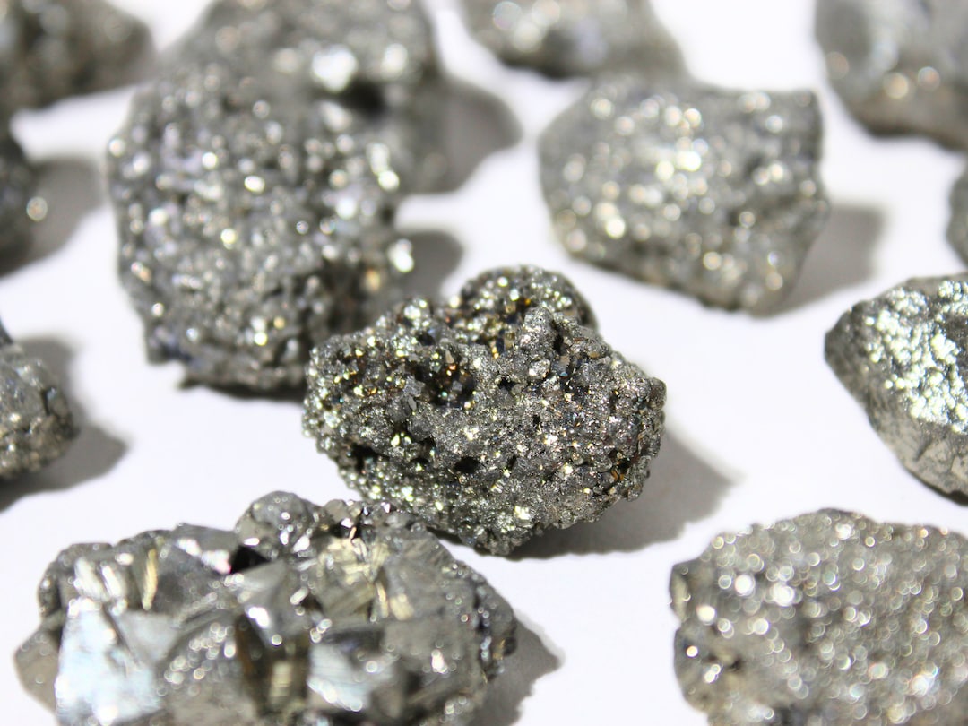 Pyrite Crystal Clusters | 1-10 Pieces |raw Pyrite Cluster | Sparkling ...