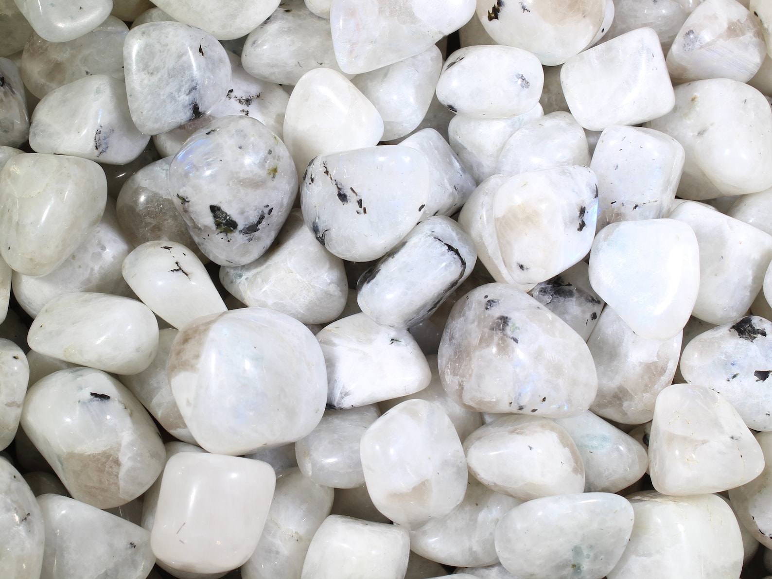 Rainbow Moonstone Tumbled Stones-tumbled Rainbow Moonstone | Etsy