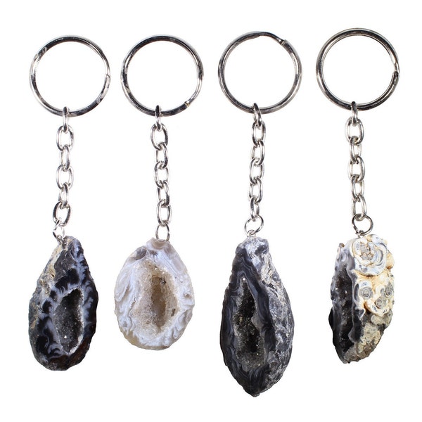 Gemstone Keychain - Etsy