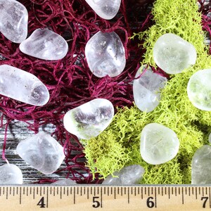 Clear Quartz Tumbled Gemstones-quartz Crystal-polished Stones-tumbled ...