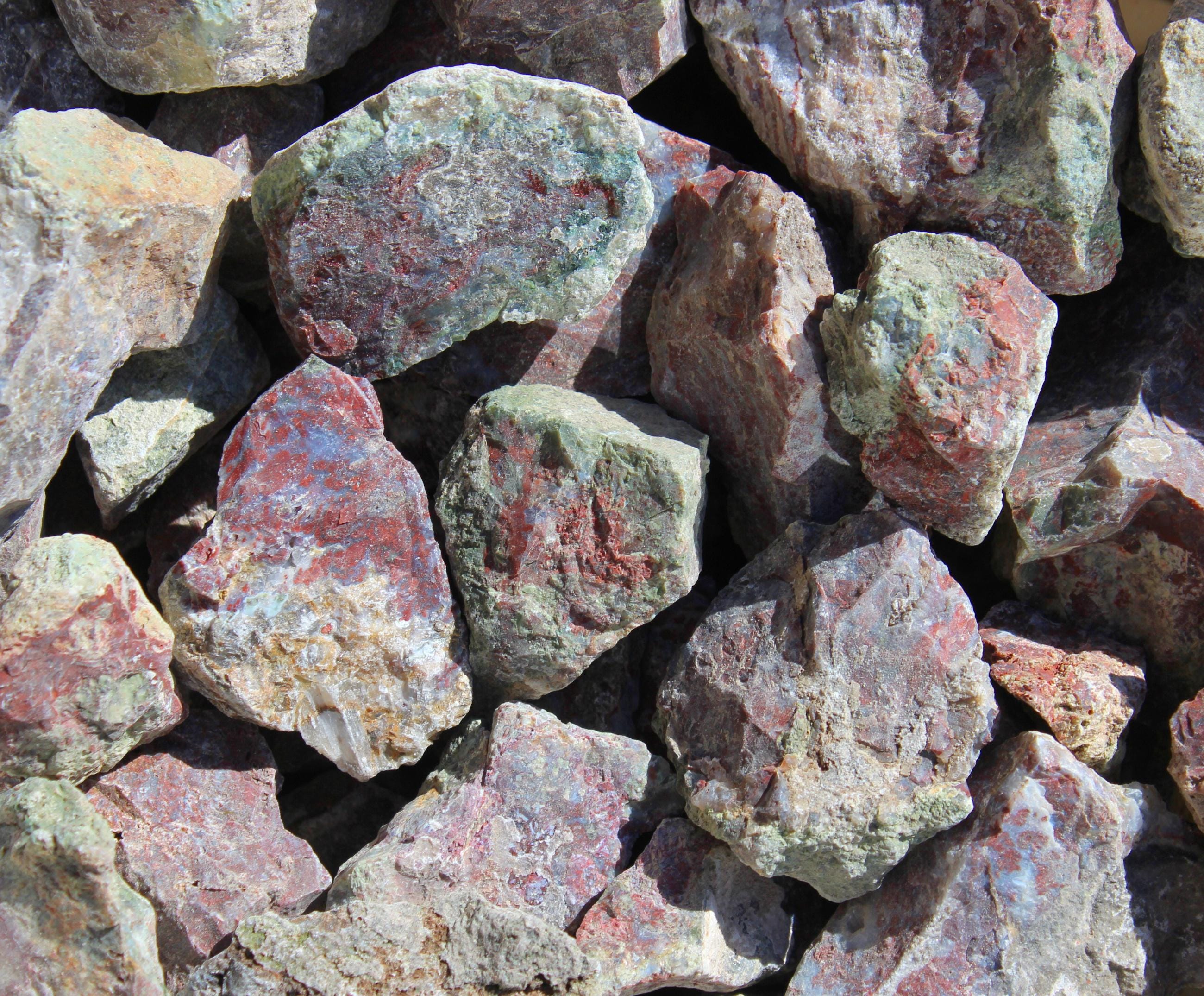 Red Lightning Agate | 2.5" - 3.5" Size | Rough Rocks From Mexico | Raw ...
