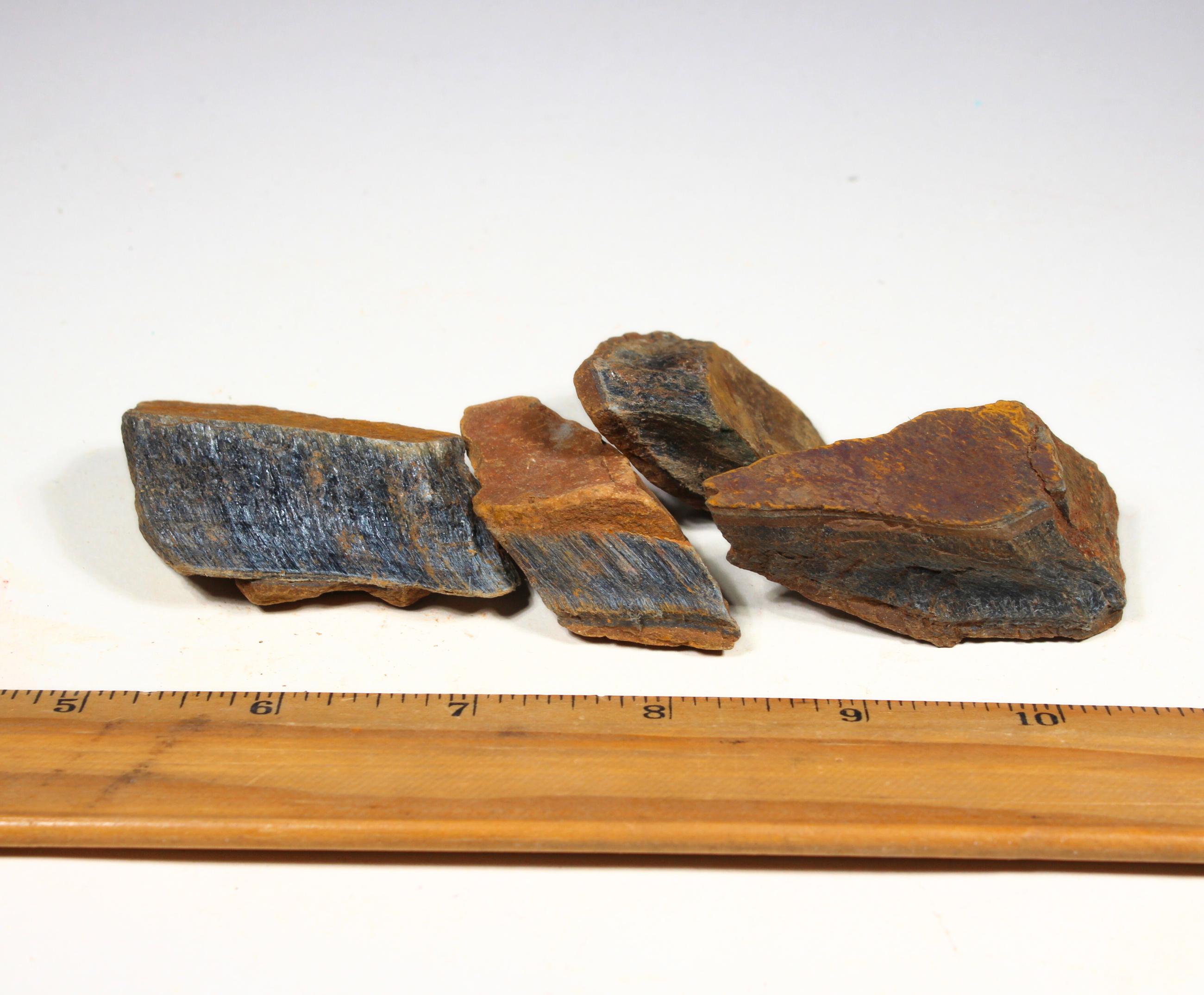 Blue Tiger's Eye | Tumbling Rough Rocks From South Africa | Raw ...