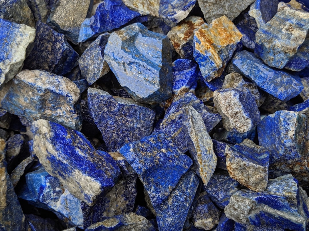 Lapis Lazuli | Rough Rocks for Tumbling | Raw Crystal Gemstones for ...