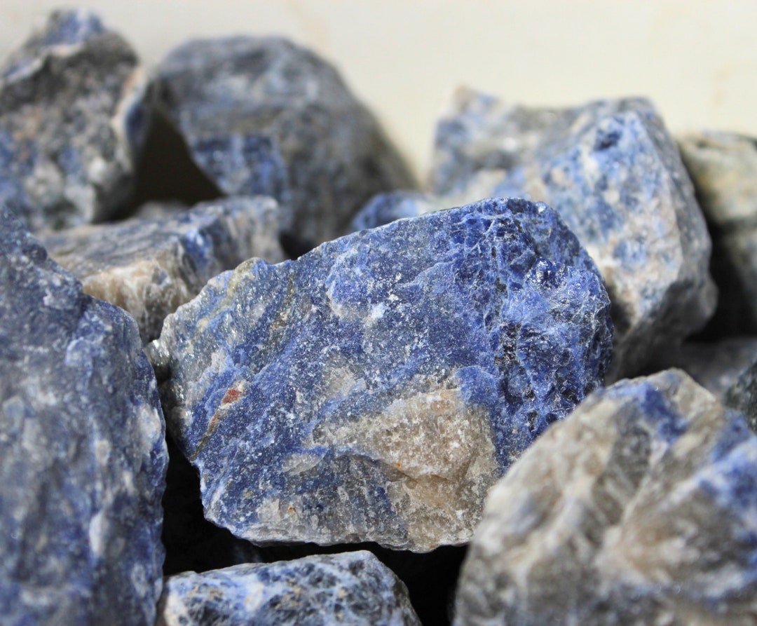 Large Sodalite | Raw Crystals From Brazil | Rough Rocks for Tumbling ...