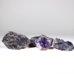 Banded "deep Purple" Amethyst | Raw Crystals for Tumbling | 1" - 2.5 ...