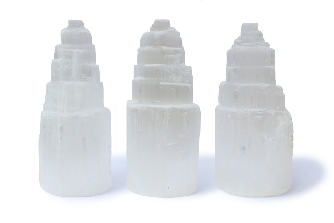 Raw Selenite Towers-4