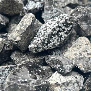 Snowflake Obsidian Raw Natural Stones, Raw Snowflake Obsidian Crystals ...
