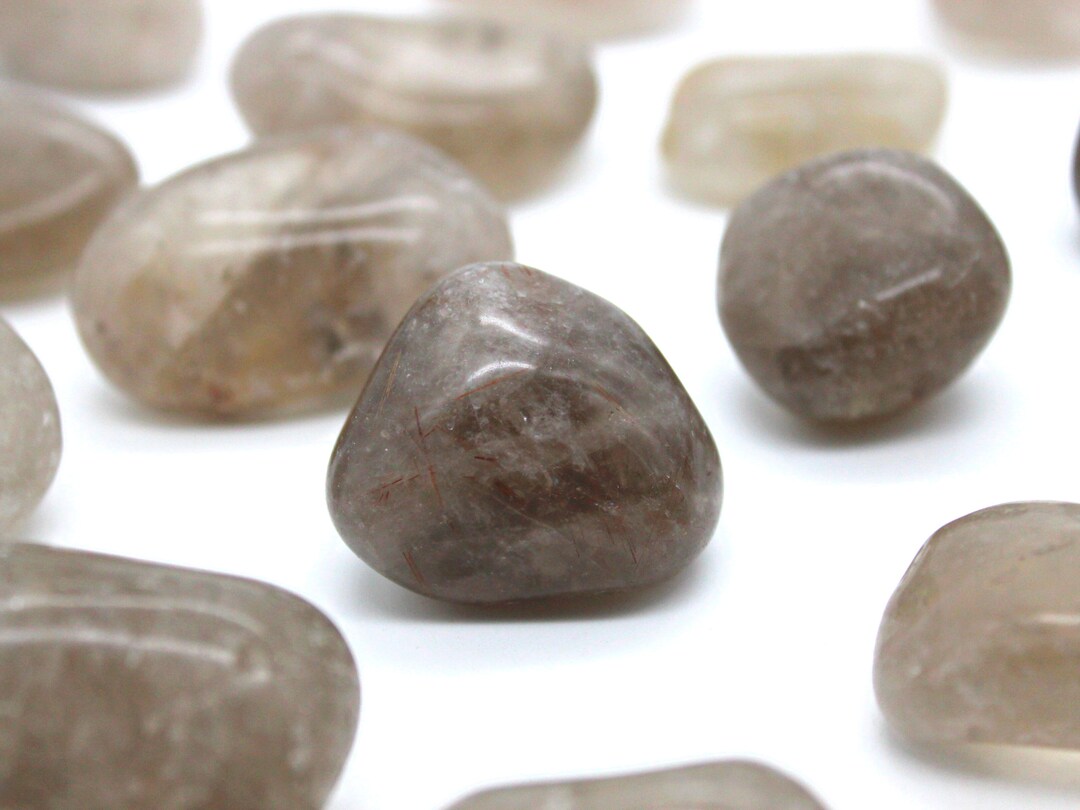 Smoky Quartz Pebble Gemstones Polished Tumbled Gemstones-bulk Crystals ...