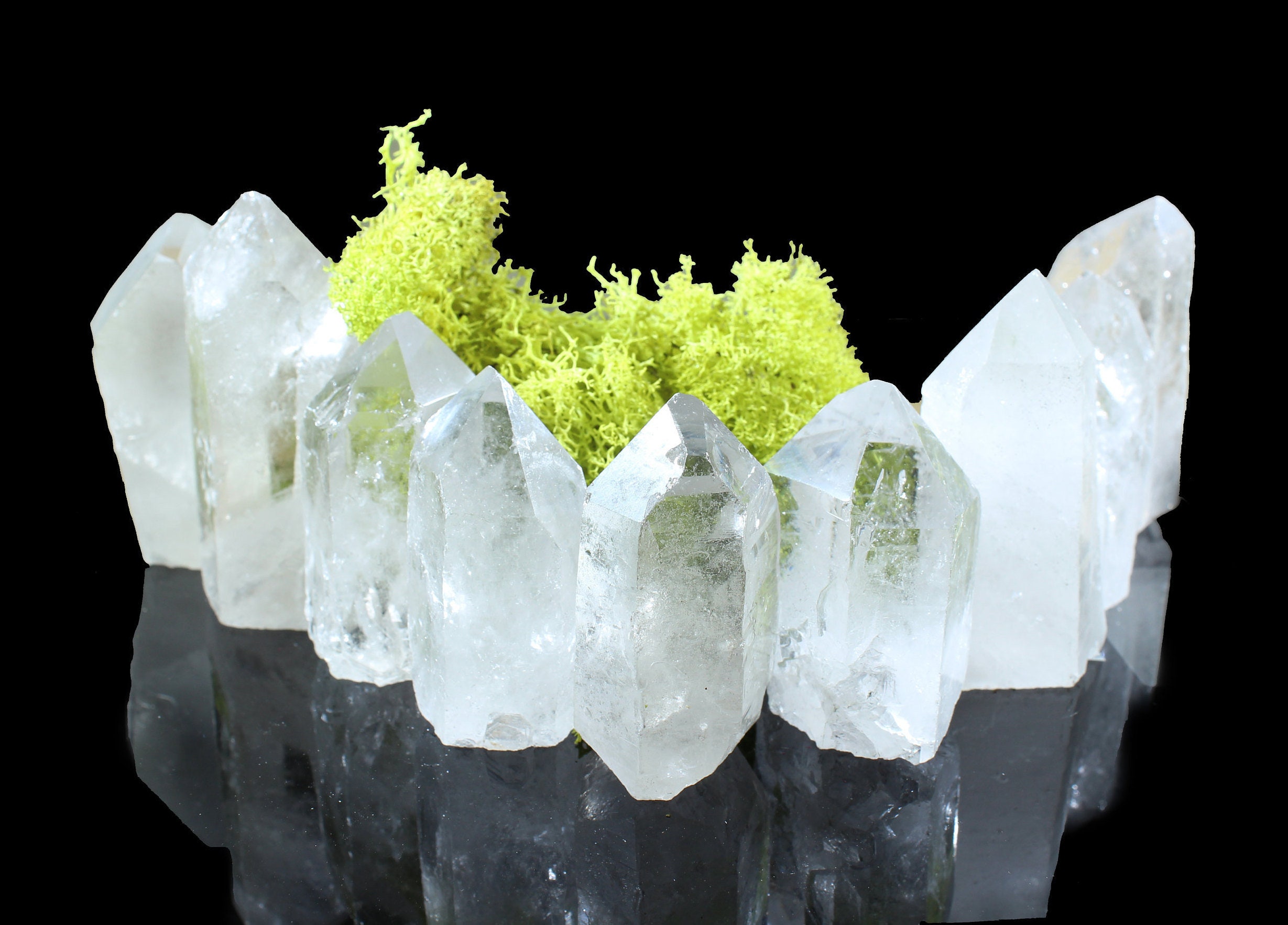 Clear Quartz Standing Point Standing Clear Crystal Rough - Etsy