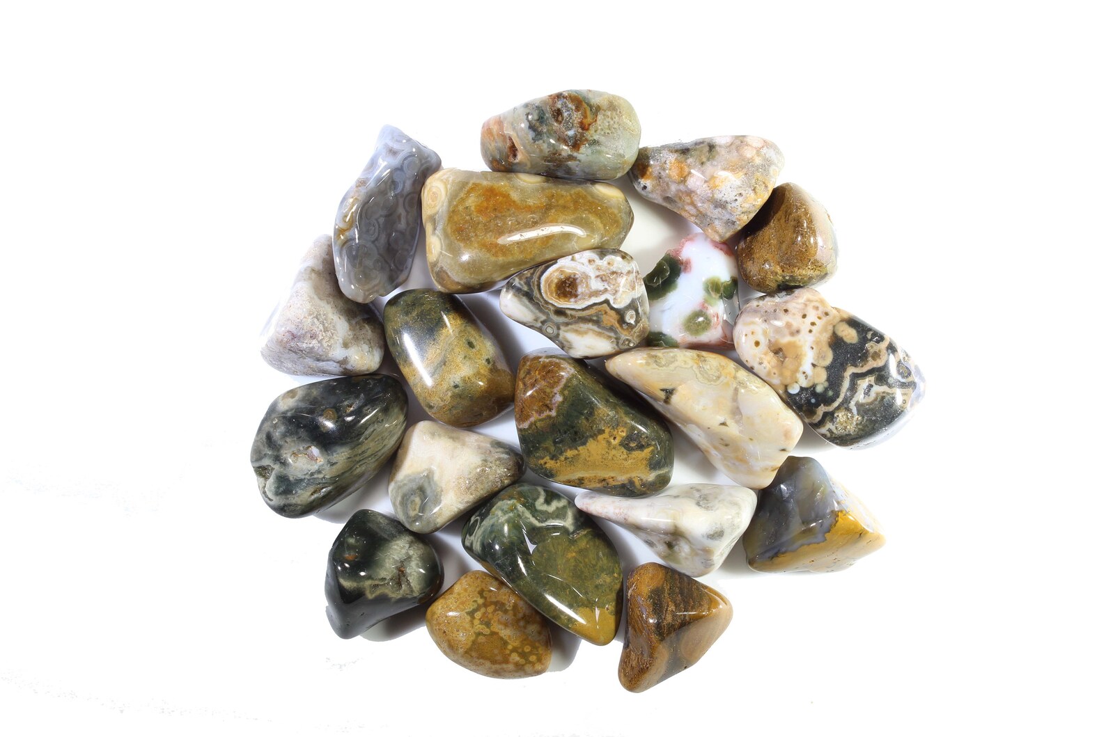 Ocean Jasper Tumbled Gemstones-tumbled Ocean Sea - Etsy