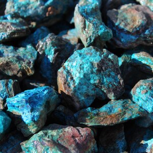 Chrysocolla "a" Grade | Raw Crystals From Peru | Rough Rocks for ...
