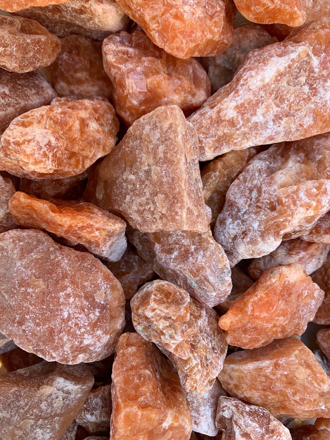 Orange Calcite Healing Crystals | Raw Bright Orange Calcite Crystals ...