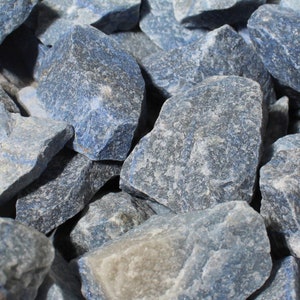 Blue Quartz I Rough Rocks for Tumbling I Raw Crystals From Brazil I ...