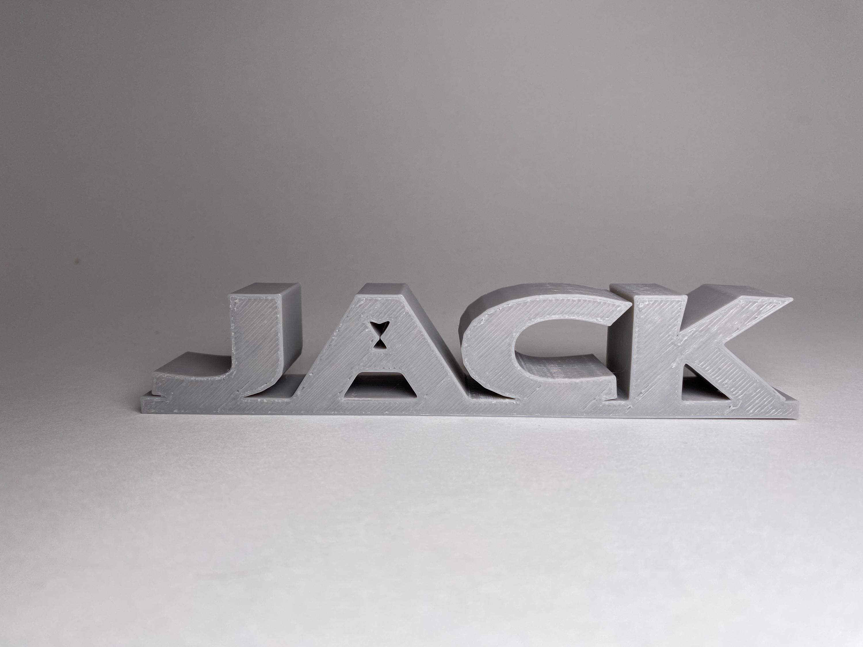 Custom 3D Printed Name Plate - Personalized Nameplate - Custom Name ...