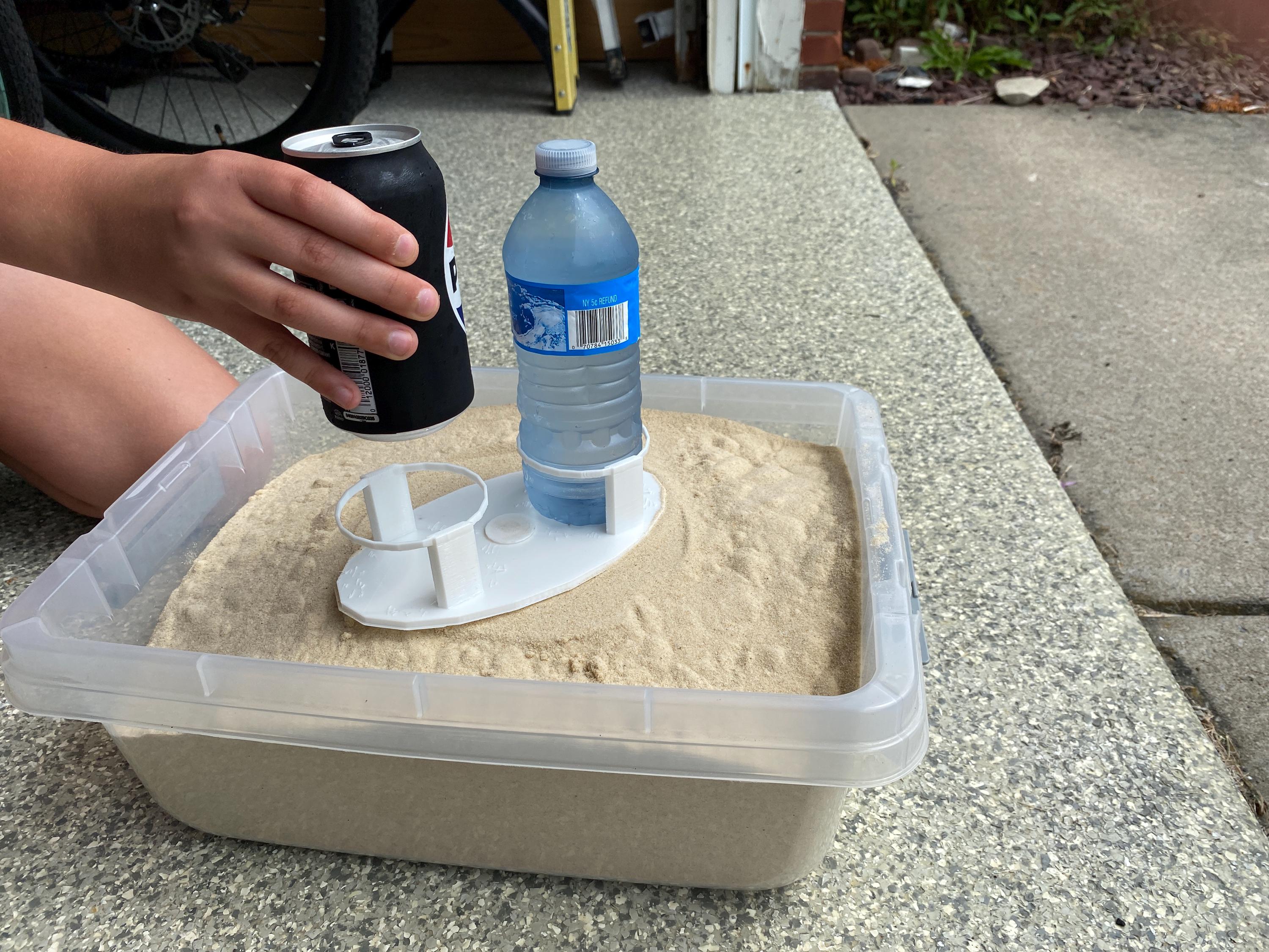 3D Print File - Beach Cup and Bottle Holder (STL Digital File) - Etsy