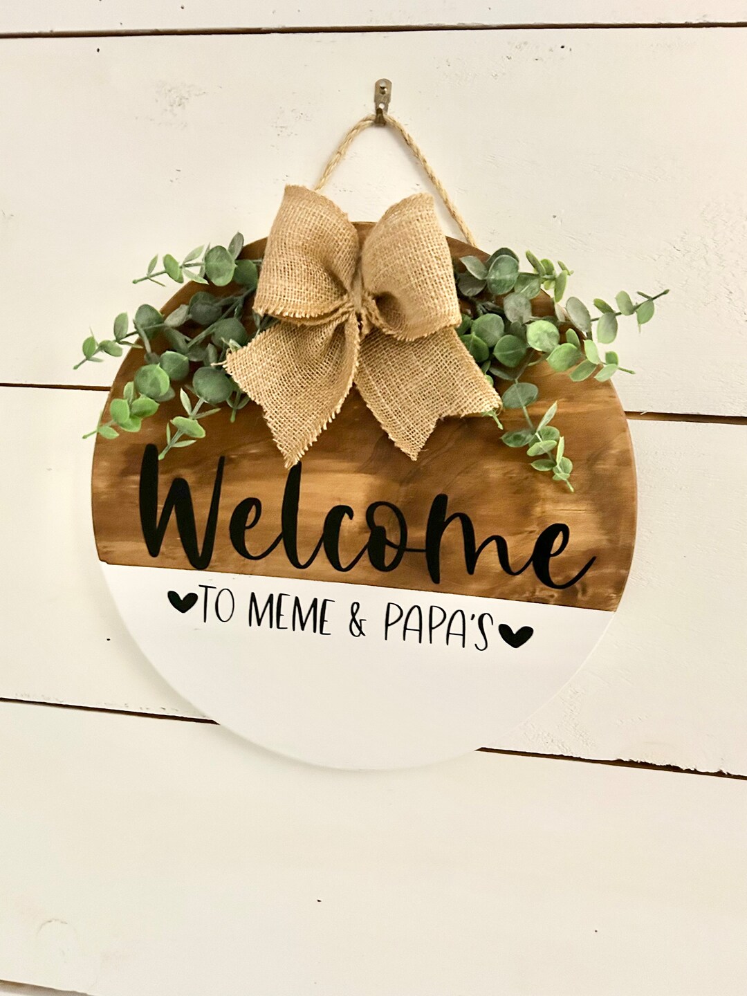 CUSTOM Welcome Front Door Sign / Welcome to Our Home / Front Door ...