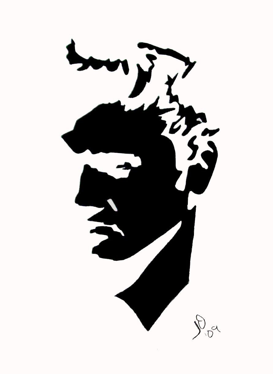 Elvis '56 Photo-negative - Original Charcoal Art by Joseph Olsson - Etsy