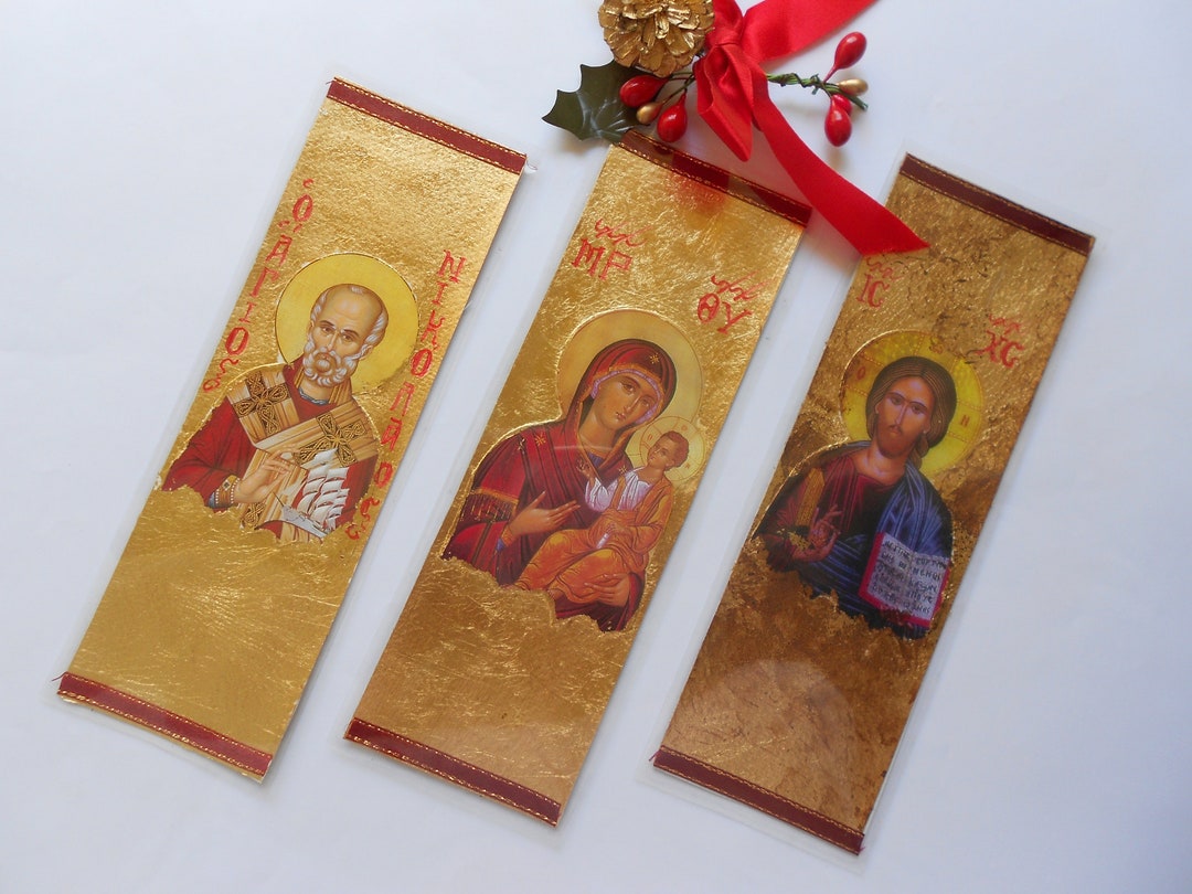 SPECIAL LAMINATED BOOKMARKS, Handmade Bookmarks Gold Leaf, 9 Themes ...