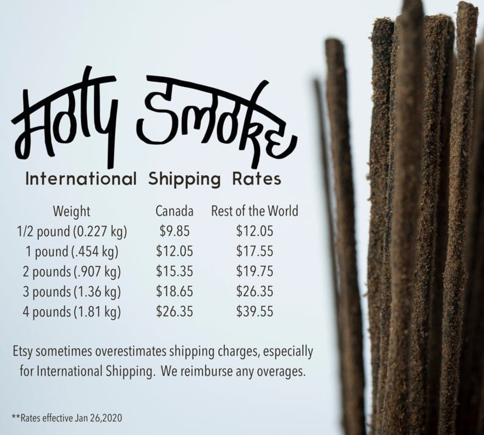 Copal Holy Smoke All-natural Honey Resin Incense Sticks Cleansing - Etsy