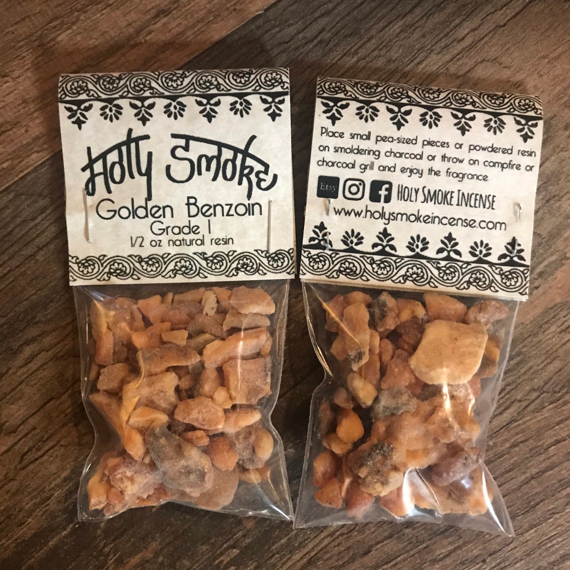 Golden Benzoin Resin Grade 1 | Styrax Benzoin | Sambrani Gum Benjamin ...