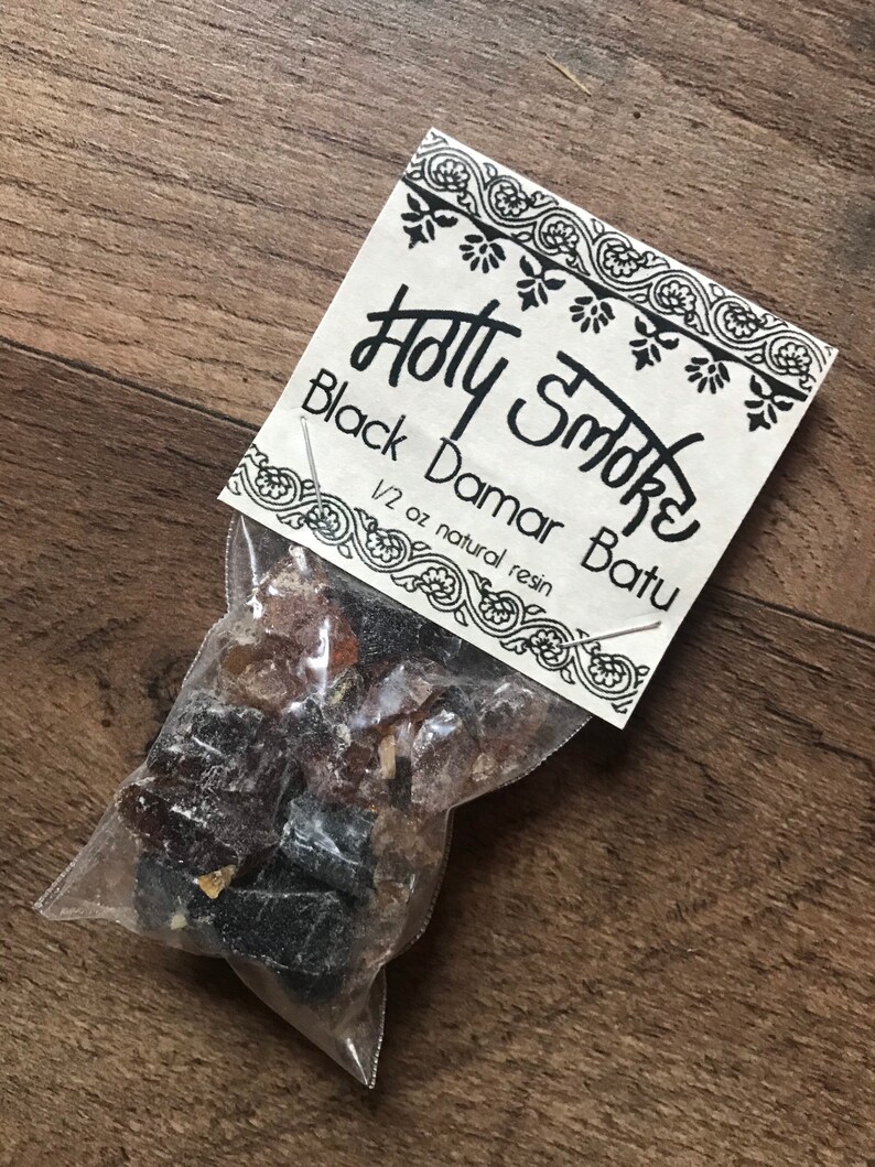 Black Damar Batu / Sal Resin 0.5 oz Tree Resin Incense | Etsy