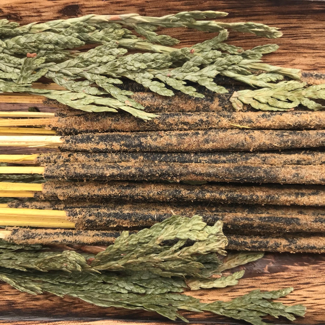 Cedar 20 Incense Sticks | Holy Smoke All-natural Honey Resin Incense - Etsy