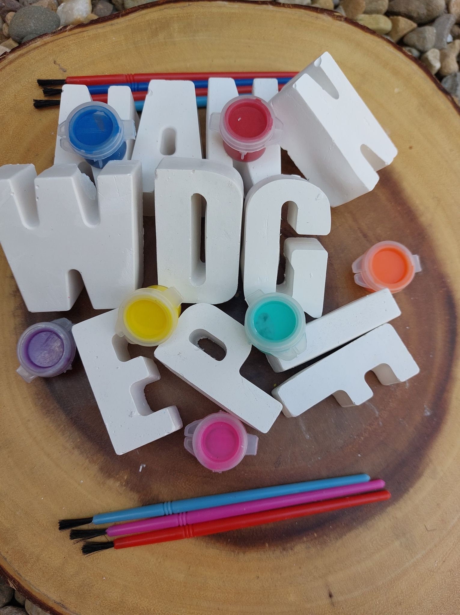 Paint Your Own Name Kits Personalised Paint Set Party Gifts - Etsy UK