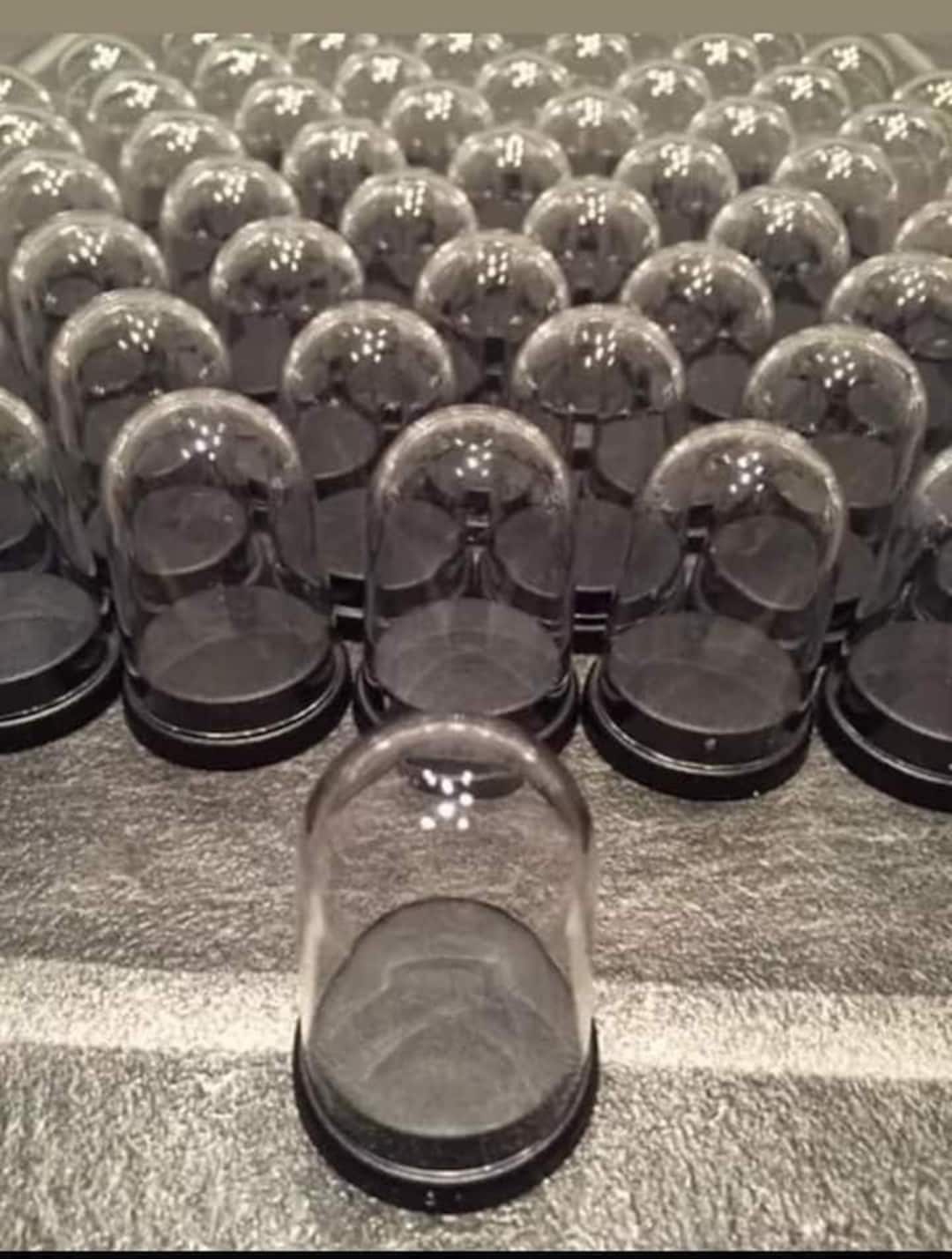 Miniature Crafting Thimbles | Plastic Display Domes | Dollhouse Mini Domes | Small Domes for ...