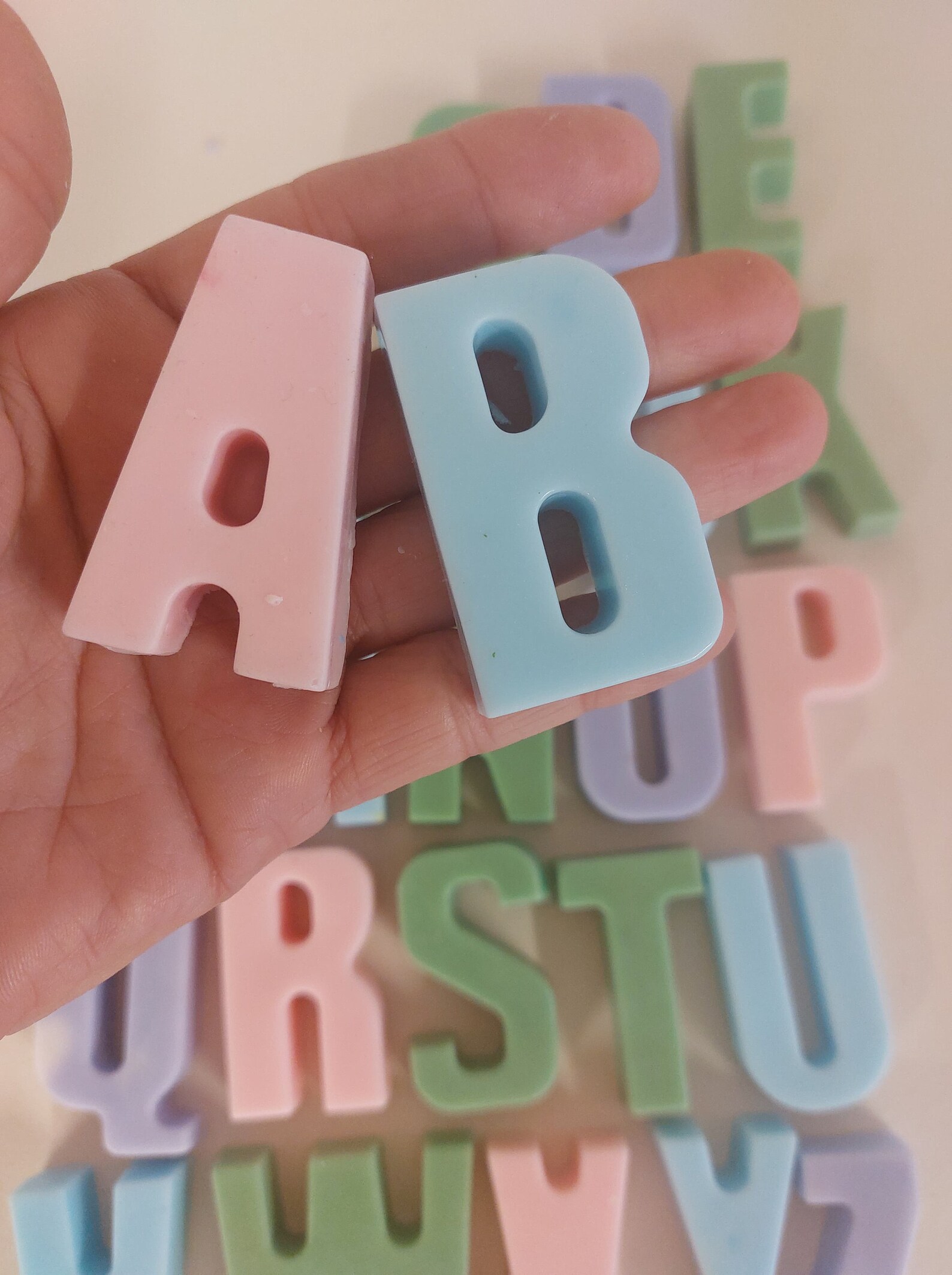 Large Letter Soaps Alphabet Alphabet Soaps Personalised - Etsy UK